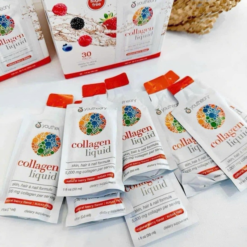 Youtheory Collagen Liquid Water Collagen, Berry Flavor date 11 / 2024 ...