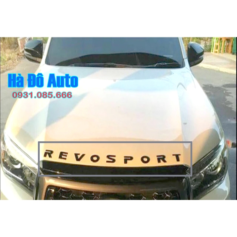 Revo Sport Lettering Sticker for Toyota Hilux's Hood - Revo Sport ...