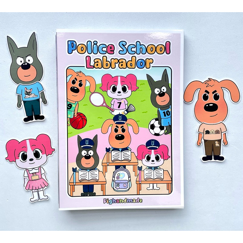 Labrador Police School Toy - Pighandmade Paper Doll | Shopee Malaysia