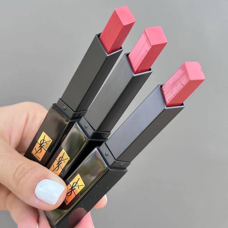 [French] Slim YSL 302 Brown No Way Back Slim Velvet Radica.Full box ...