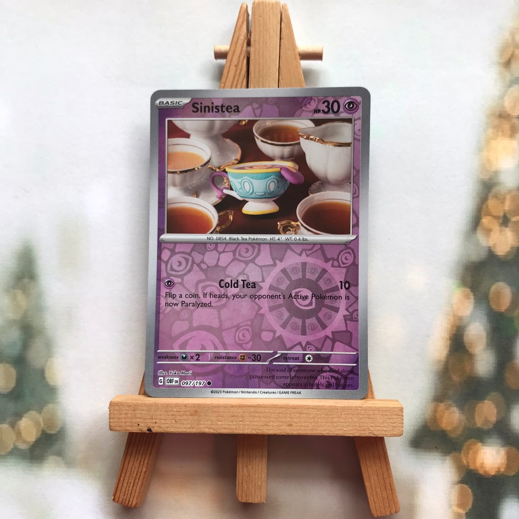 Pokemon Sinistea 097/197 - Odd Card Scarlet & Violet: Obsidian Flames ...