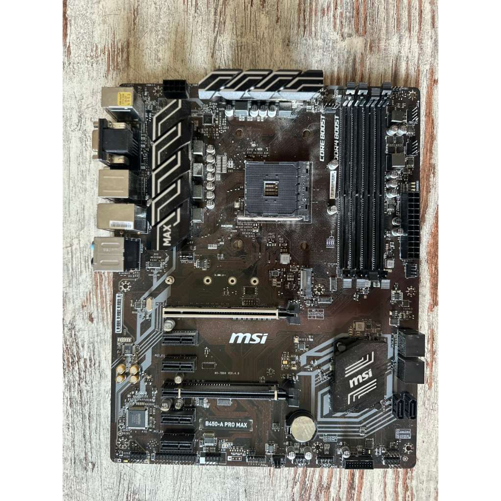MSI B450 A PRO MAX Mainboard. MSI B450-A Pro Max Motherboard | Shopee ...