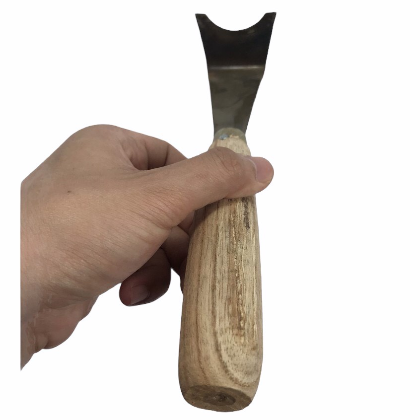 Combo of 2 sugarcane and tree bark razors with steel blades and sharp ...