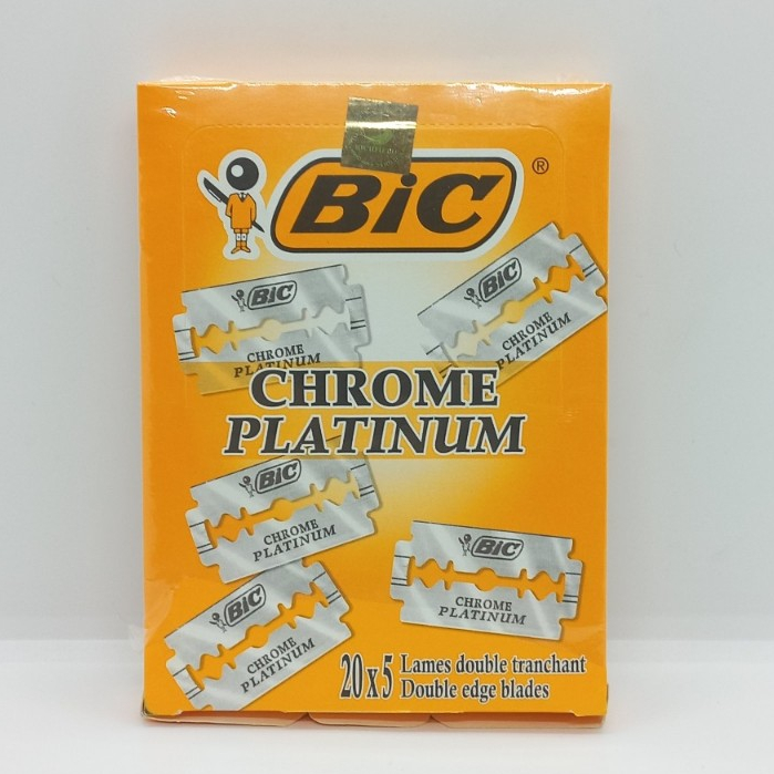 Genuine BIC brand razor blades box of 100 blades MADE IN GREEK | Shopee ...
