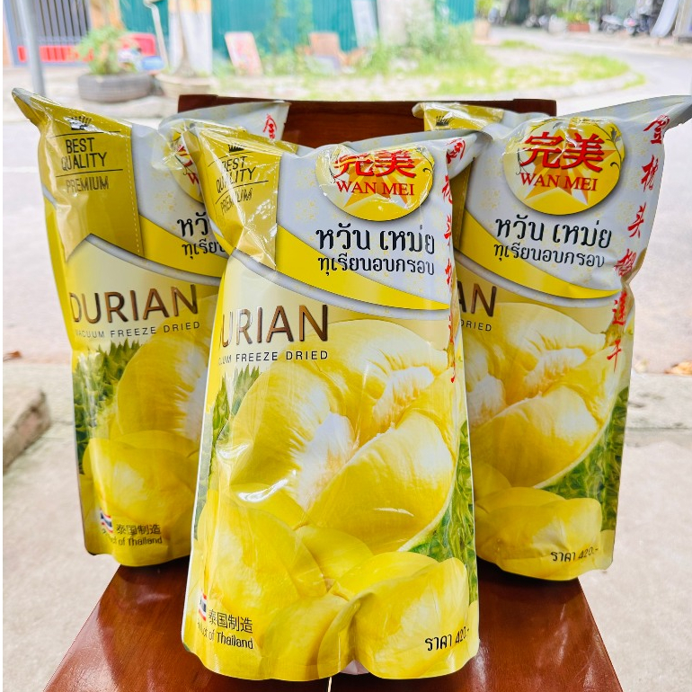 Wan Mei Thailand Cold-Dried Durian Thai Big Bag 210g | Shopee Malaysia