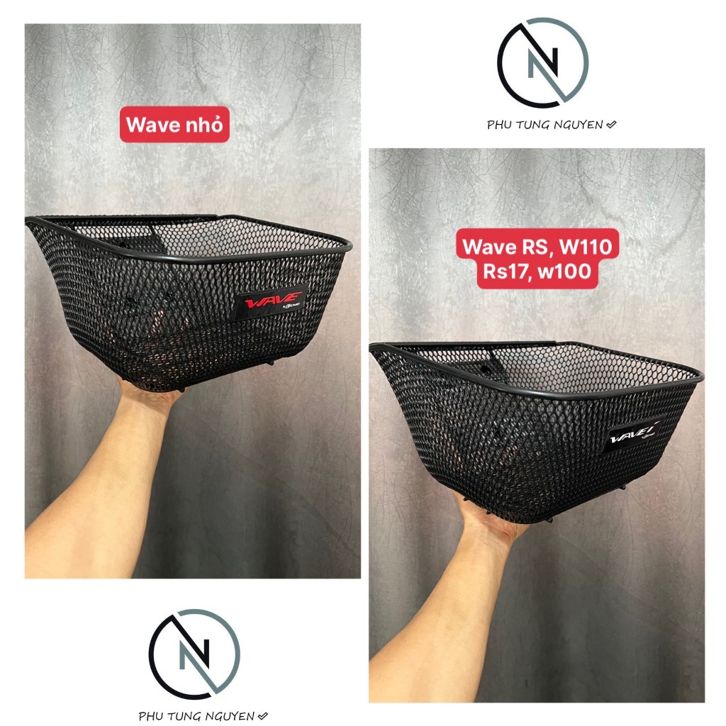 Black Thai mesh basket for W125, Fu, small Wave, Rs17, super thick ...