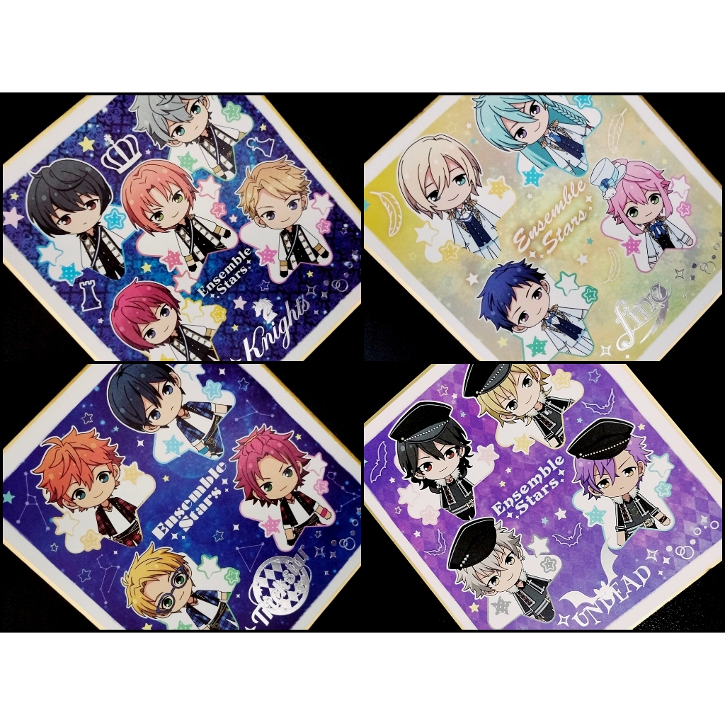 Compilation of Shikishi Unit Trickstar + Fine + Knights from Official ...