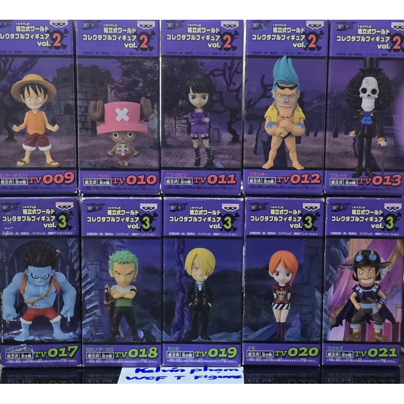 (Full Set Not Retail) WCF One Piece Genuine Bandai Japan Team Luffy ...