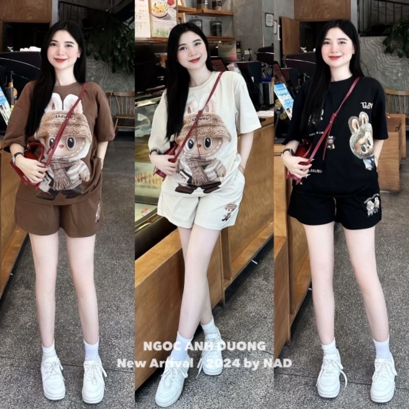 Set of Shorts HALUSA M2547 unisex seamless t-shirts with wide form ...