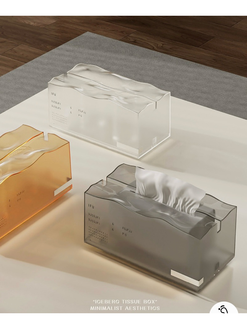 Luxury TABLE TISSUE BOX - ICEBERG TISSUE BOX | Shopee Malaysia