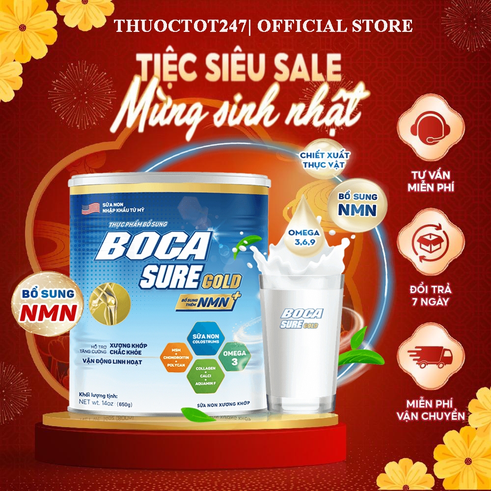 Imported Boca Sure Gold bone and joint colostrum 650g box | Shopee Malaysia