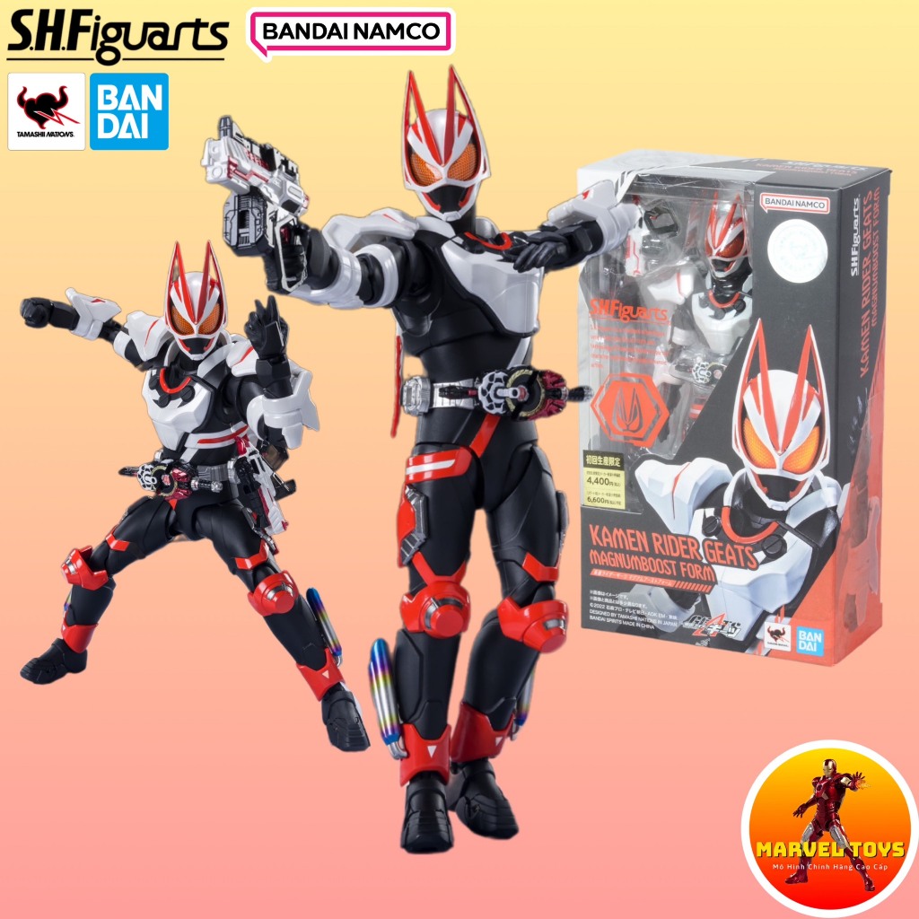 Genuine Model BANDAI SHF SHFiguarts Kamen Rider Geats Magnumboost Form ...