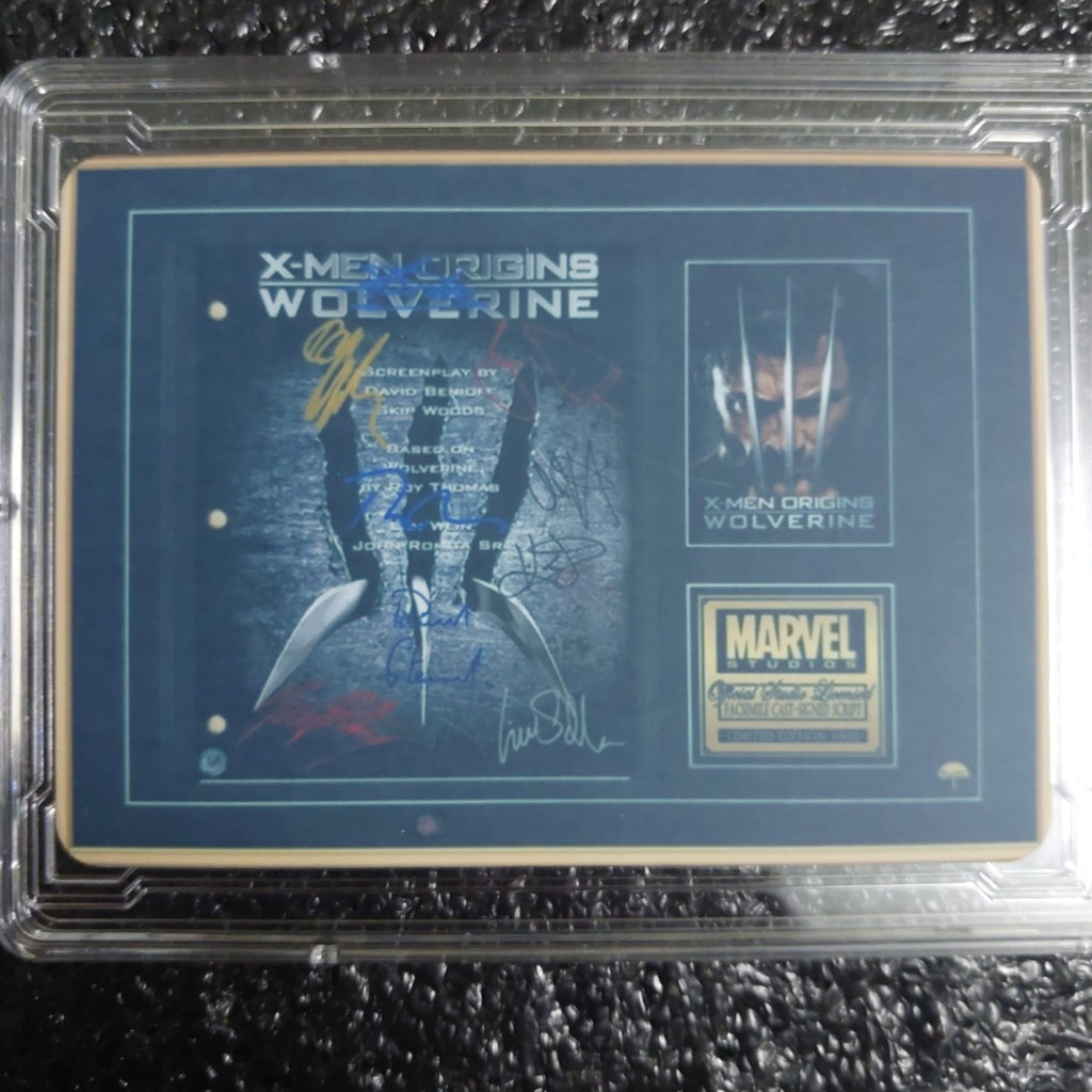 X-men Origins Wolverine Script Limited Signature 1459 1-1 Werewolf Card ...