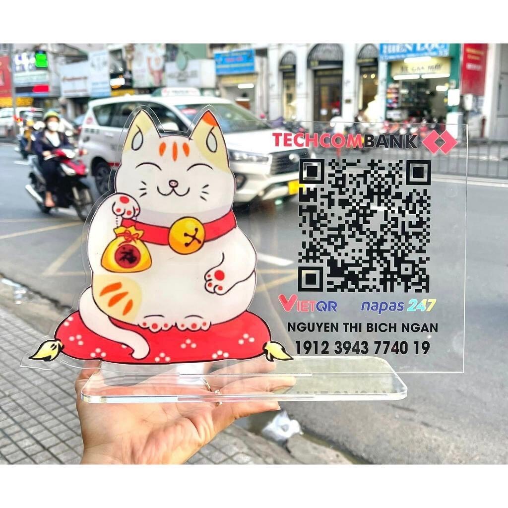 Mica Qr code board, desktop Qr code, God of Wealth Qr, payment Qr ...