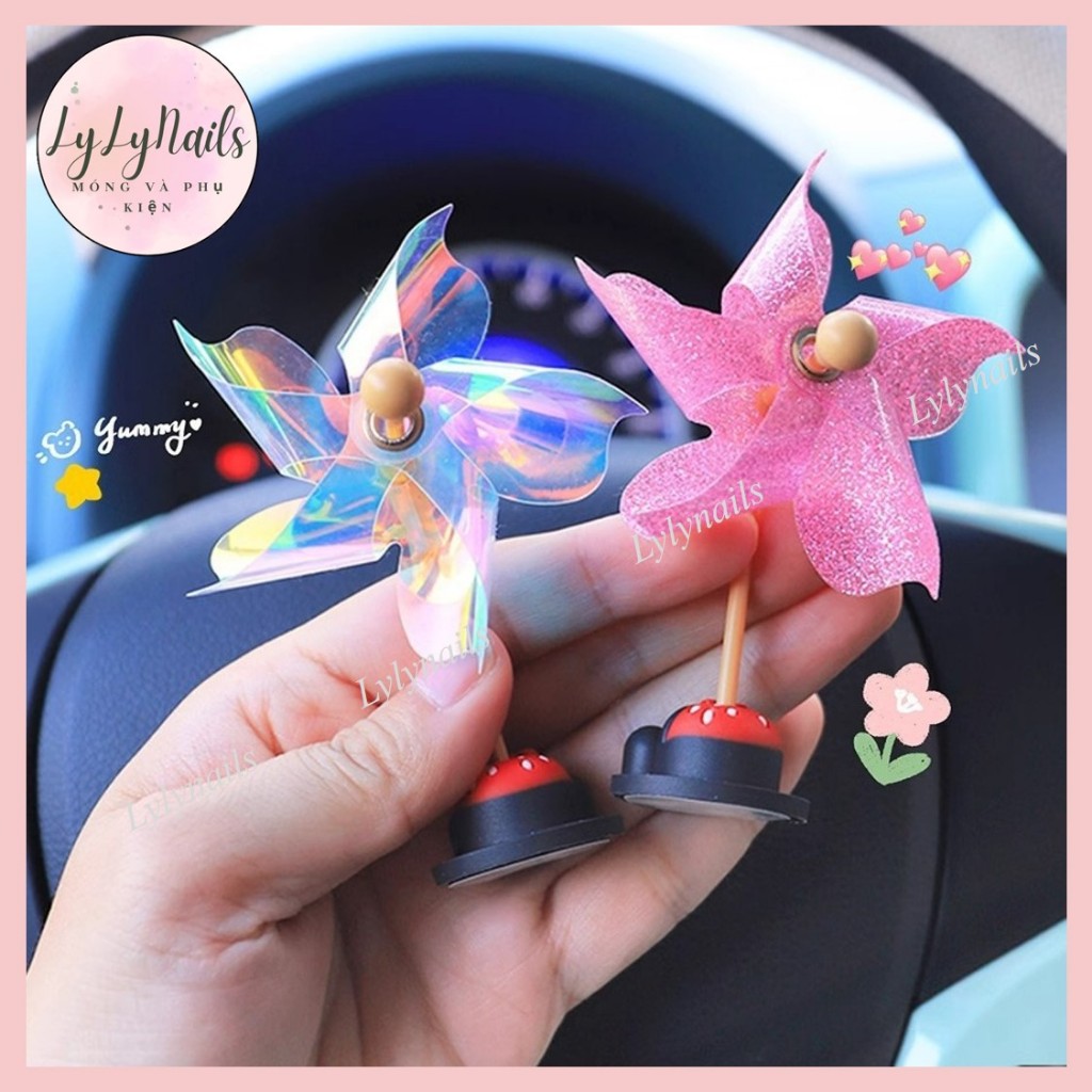 Cute Pinwheel Model Set, Motorcycle Decoration, Car Interior, Helmet ...