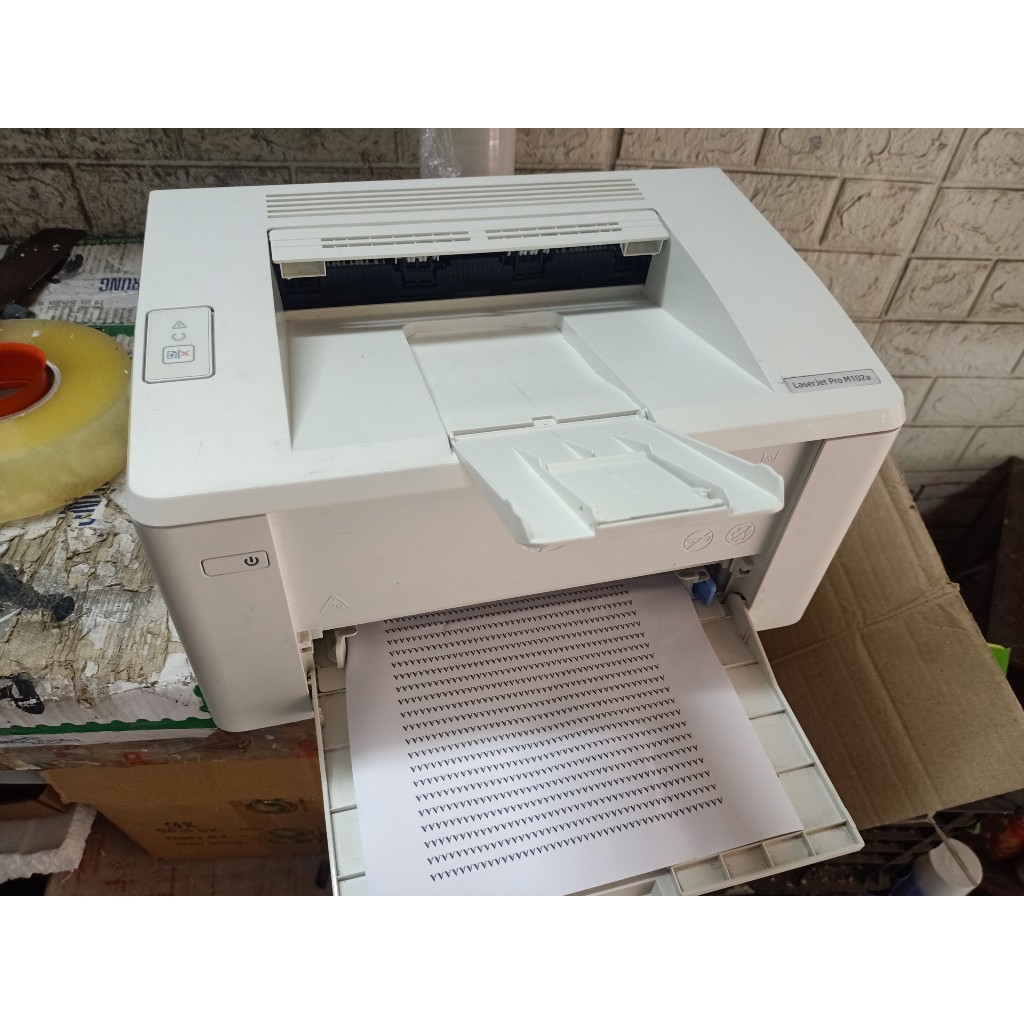 Black And White laser Printer HP LaserJet Pro M102a Machine | Shopee ...