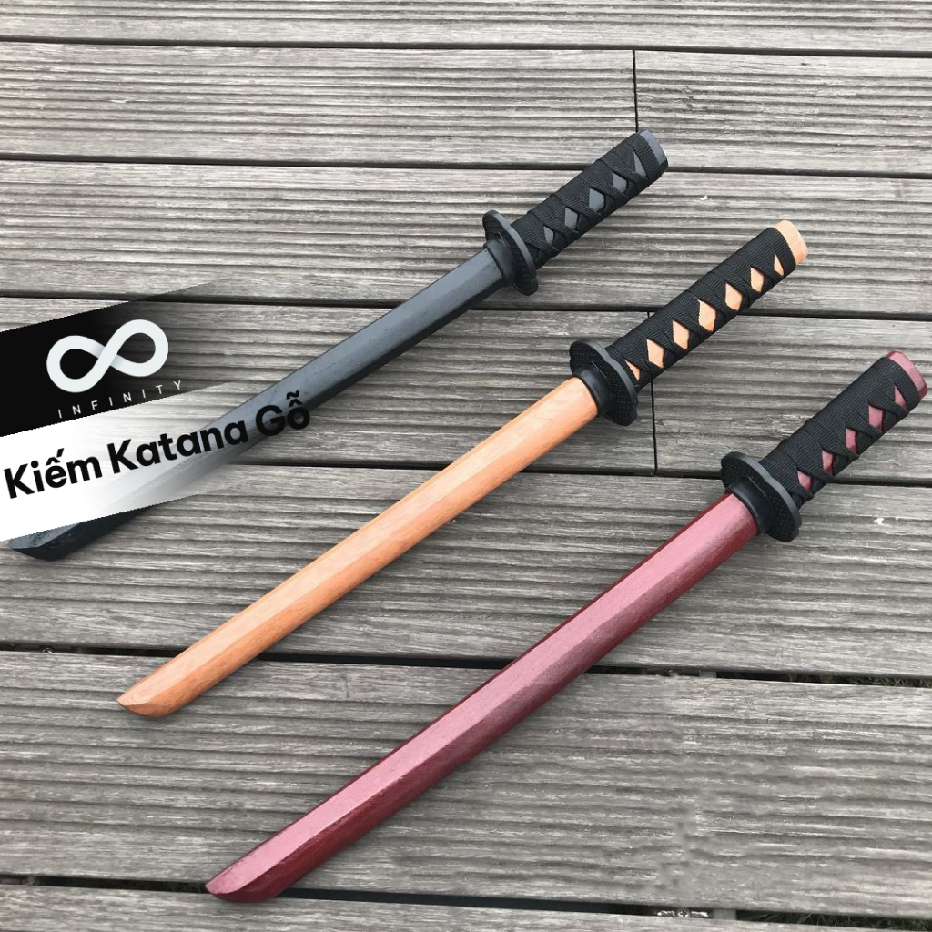 Wooden Katana Fitness Training Tools 60cm Long bokken Kendo, Laido ...