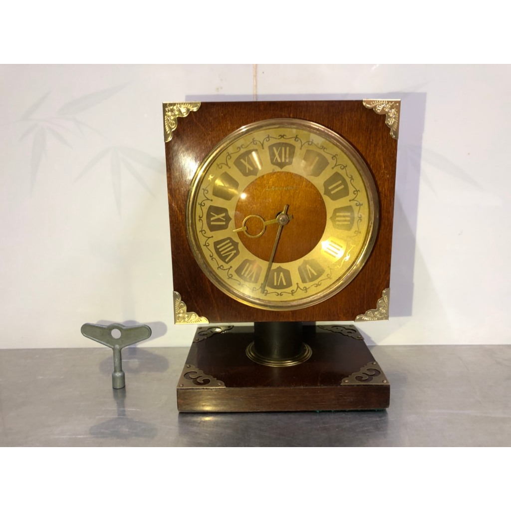 Russian desk clock with wooden case | Shopee Malaysia