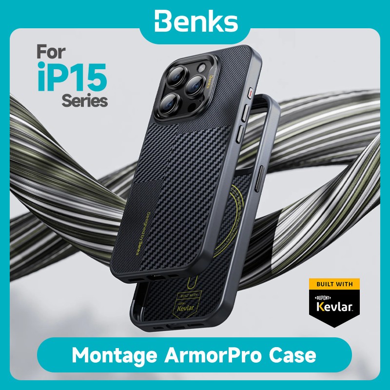Benks KEVLAR Montage ArmorPro Ultra Thin Shockproof Camera Protection ...
