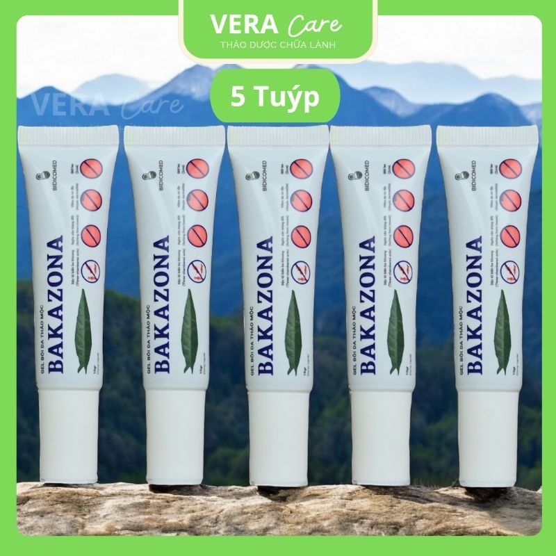 [5 Tubes of 10g] Bakazona Gel, Cream for Ants, Insect Bites, Atopic ...