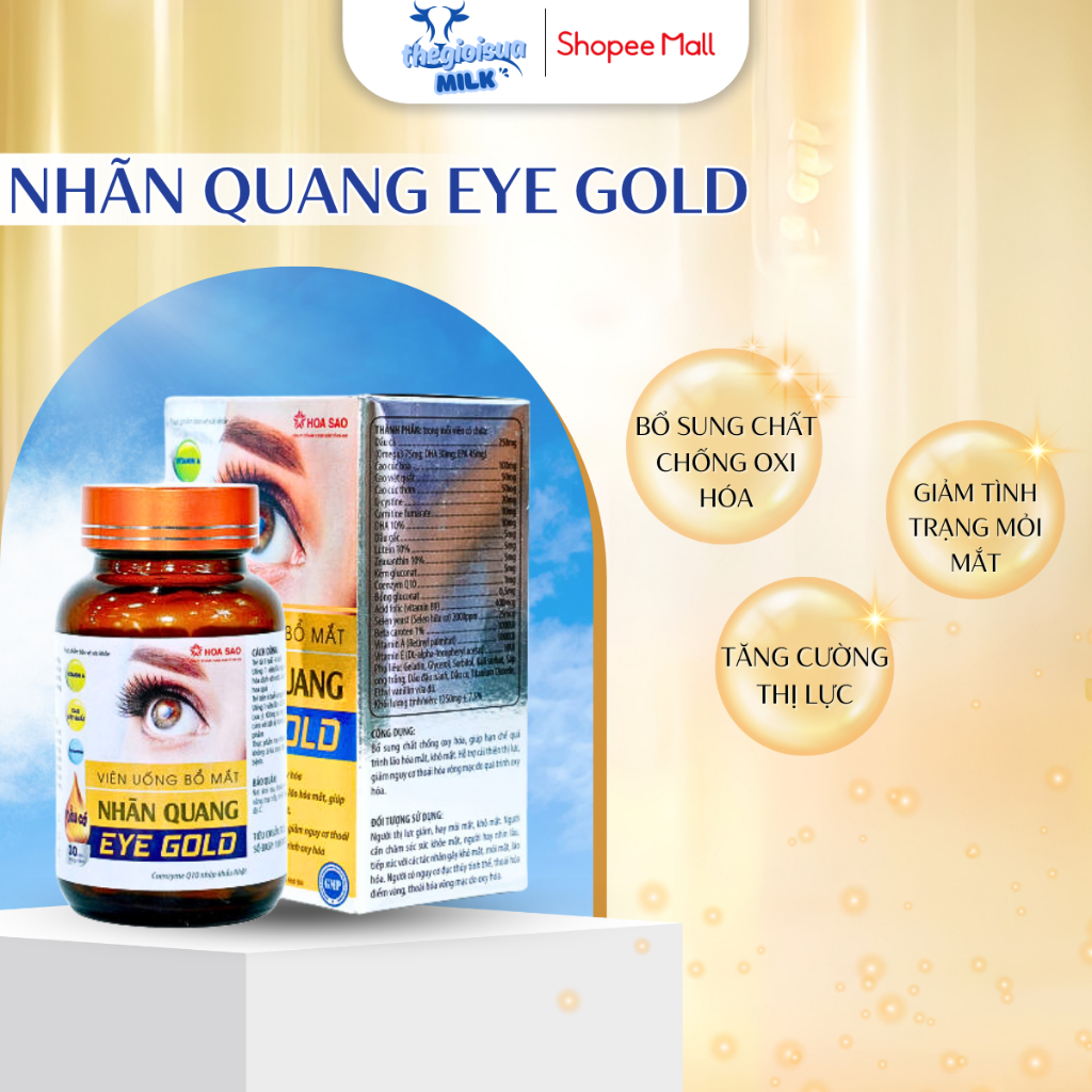 Eye GOLD EYE Supplements Enhance EYE Vision and Prevent EYE Fatigue for ...
