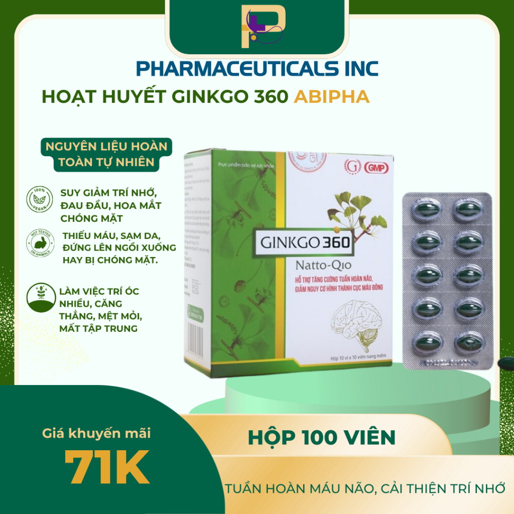 [Genuine Commitment] Ginkgo 360 Natto-Q10 Brain Nourishing Blood ...