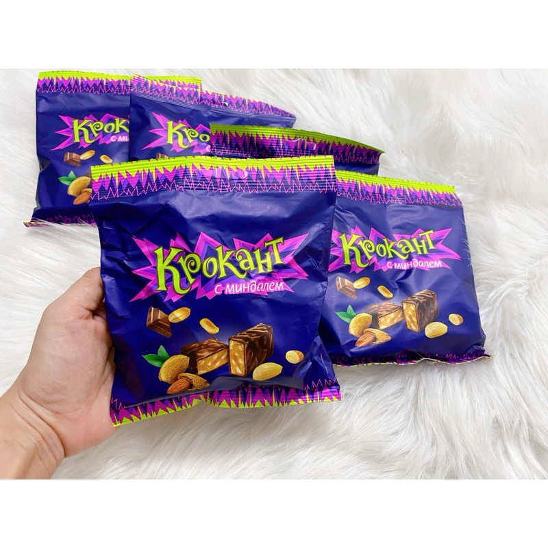 Kpokaht Russian Crispy Ground Almond Chocolate Candy 180g | Shopee Malaysia
