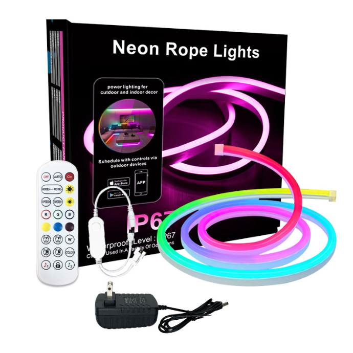 Neon FLEX aRGB-RGB neon running lights for bedroom and living room ...