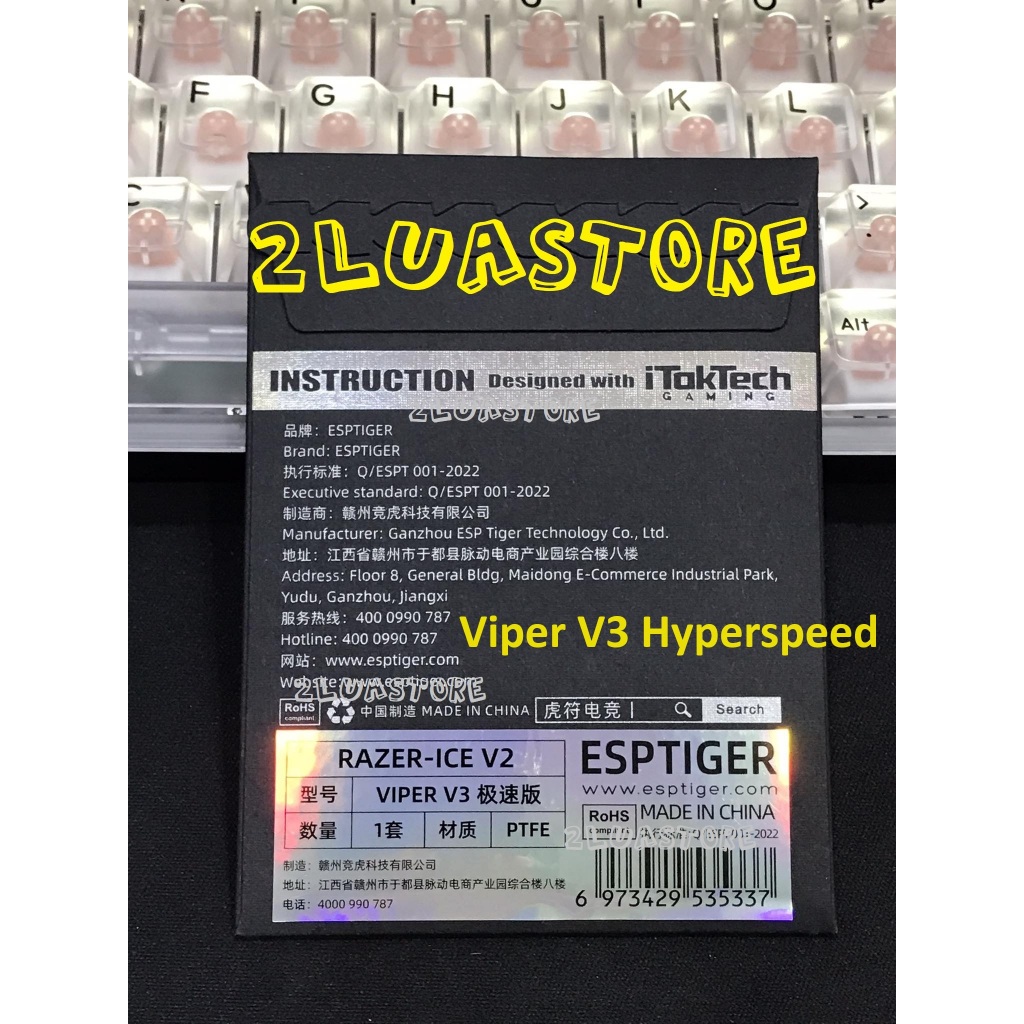 Mouse Feet Tiger Ice Razer Cobra Pro Pad | Feet Tiger Ice Viper V3 ...