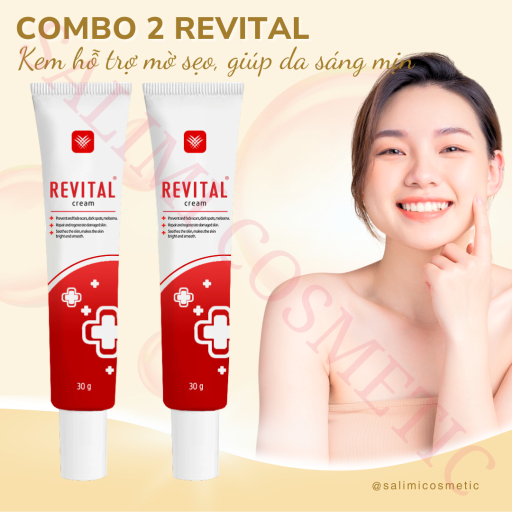 Combo 2 Tubes of REVITAL Scar Fade Cream 30g, Supports Scar Fade, Helps ...