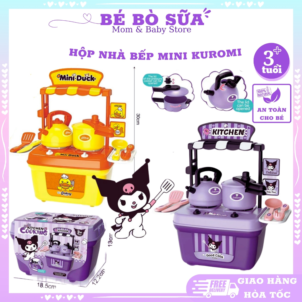 Kuromi Hot Trend kitchen cooking toy set for children to role-play ...