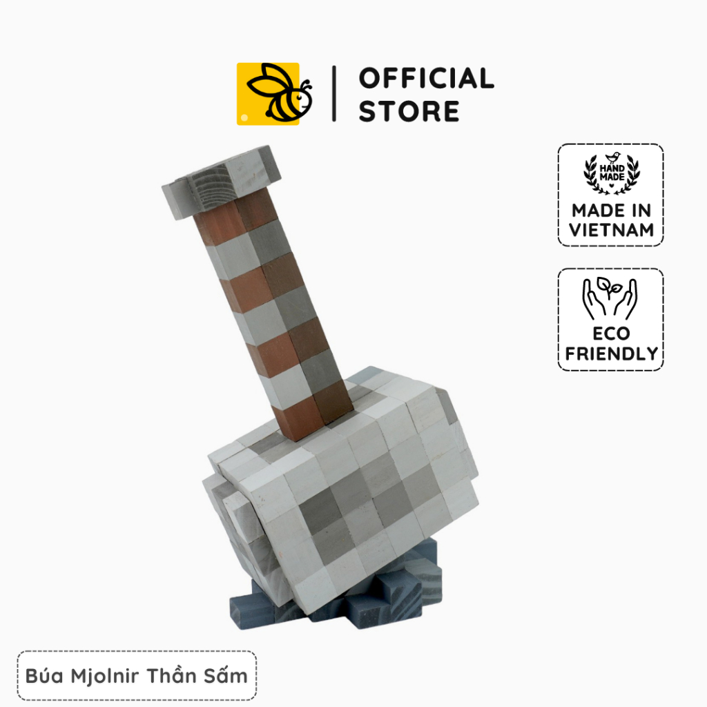 Hammer Wood Model Mjolnir Thor - 3D Pixel Crafts | Shopee Malaysia