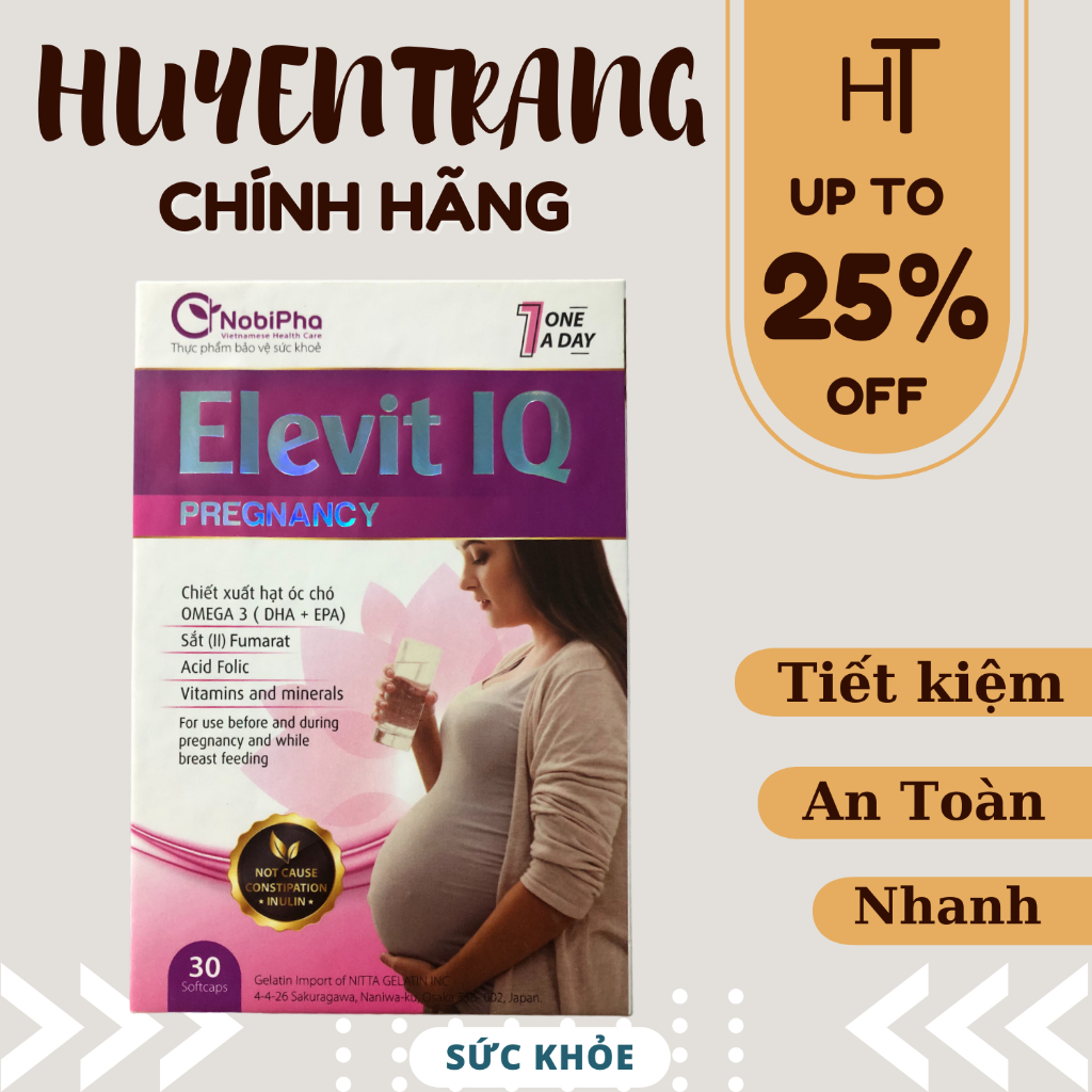 Elevit IQ - Supplementing vitamins and minerals, improving iron ...