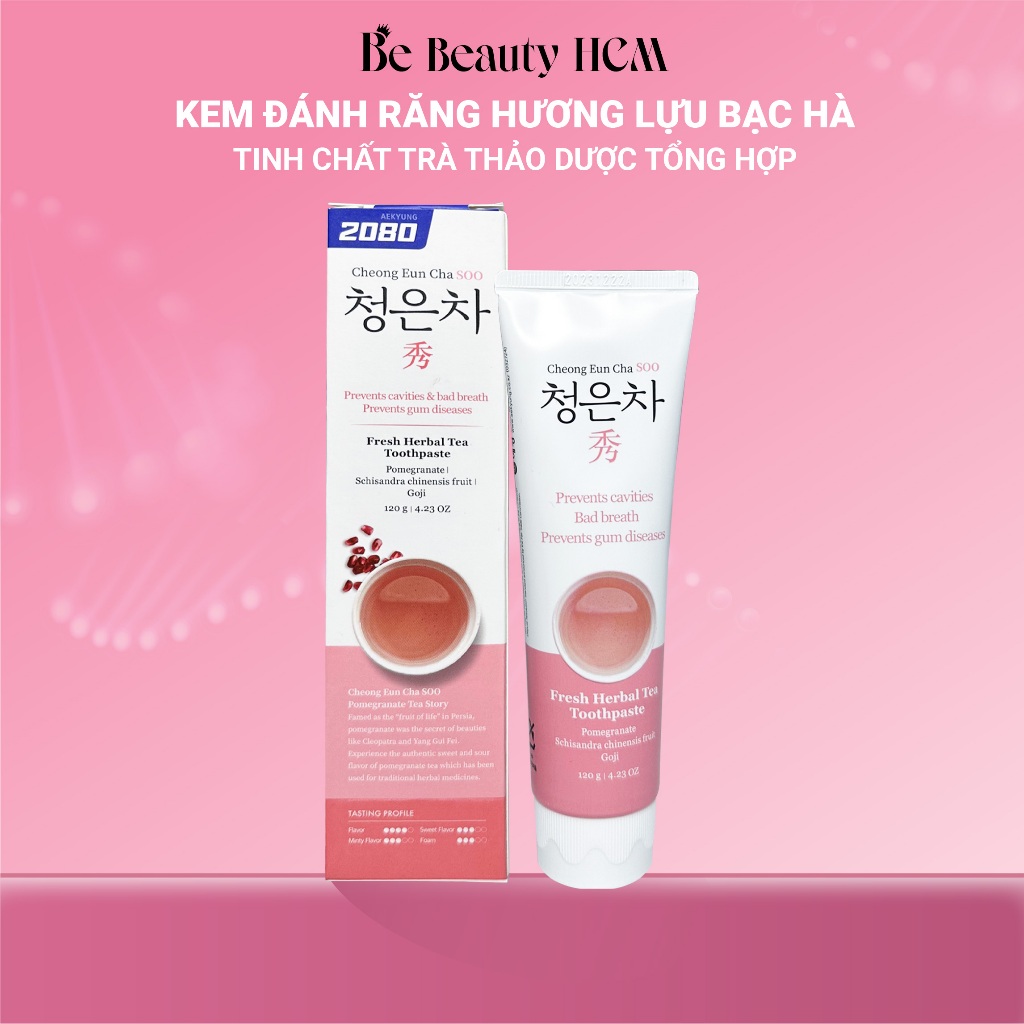 2080 Korean Cheong Eun Cha herbal toothpaste prevents tooth decay ...