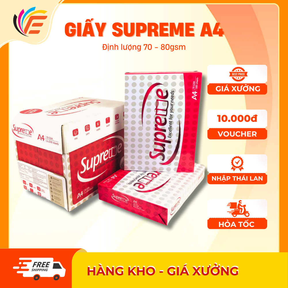 Supreme A4 Paper for Photo Printing Quantity 70gsm 80gsm for Printing ...