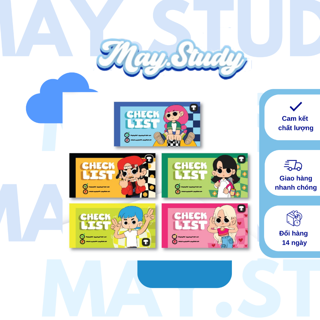 Check List Pick My Type Collection MAY.STUDY Notebook (Limited Edition ...