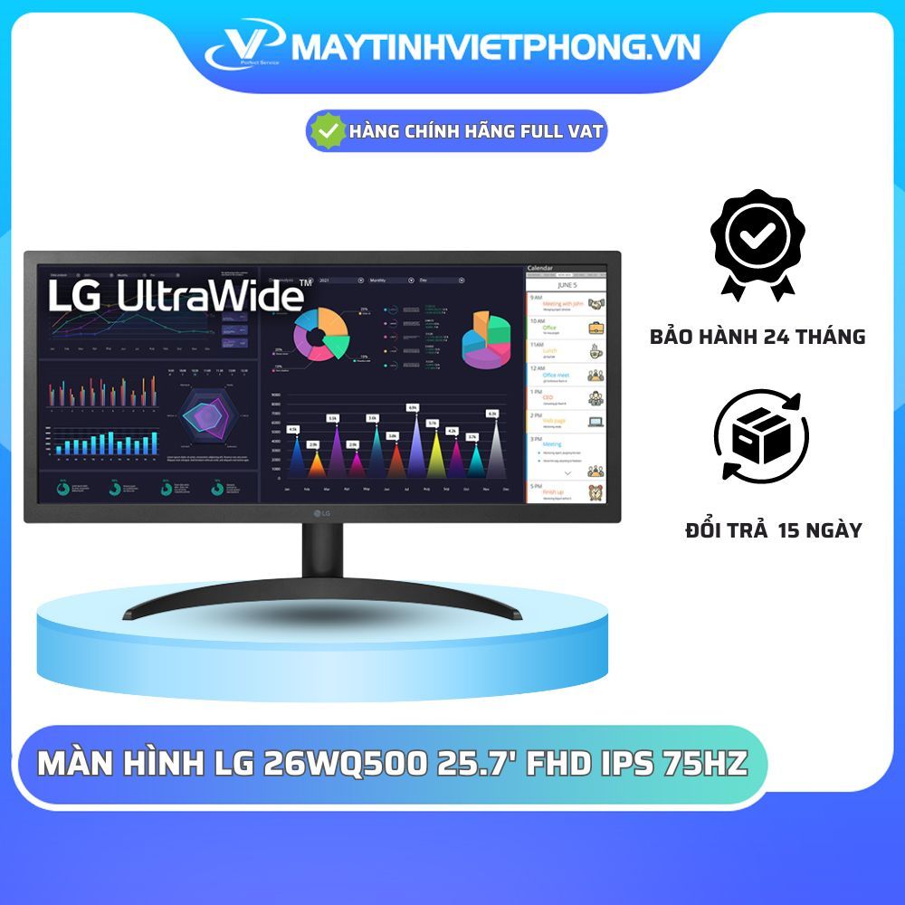 [FULL Vat] LG ULTRAWIDE 26WQ500-B (25.7 inch / Hd / IPS / 75Hz / 5ms ...