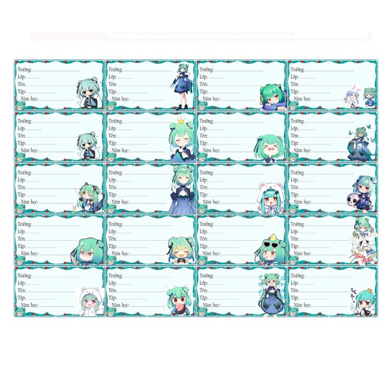 Uruha rushia Hololive Sticker 60 Different Pictures / Uruha Hololive ...