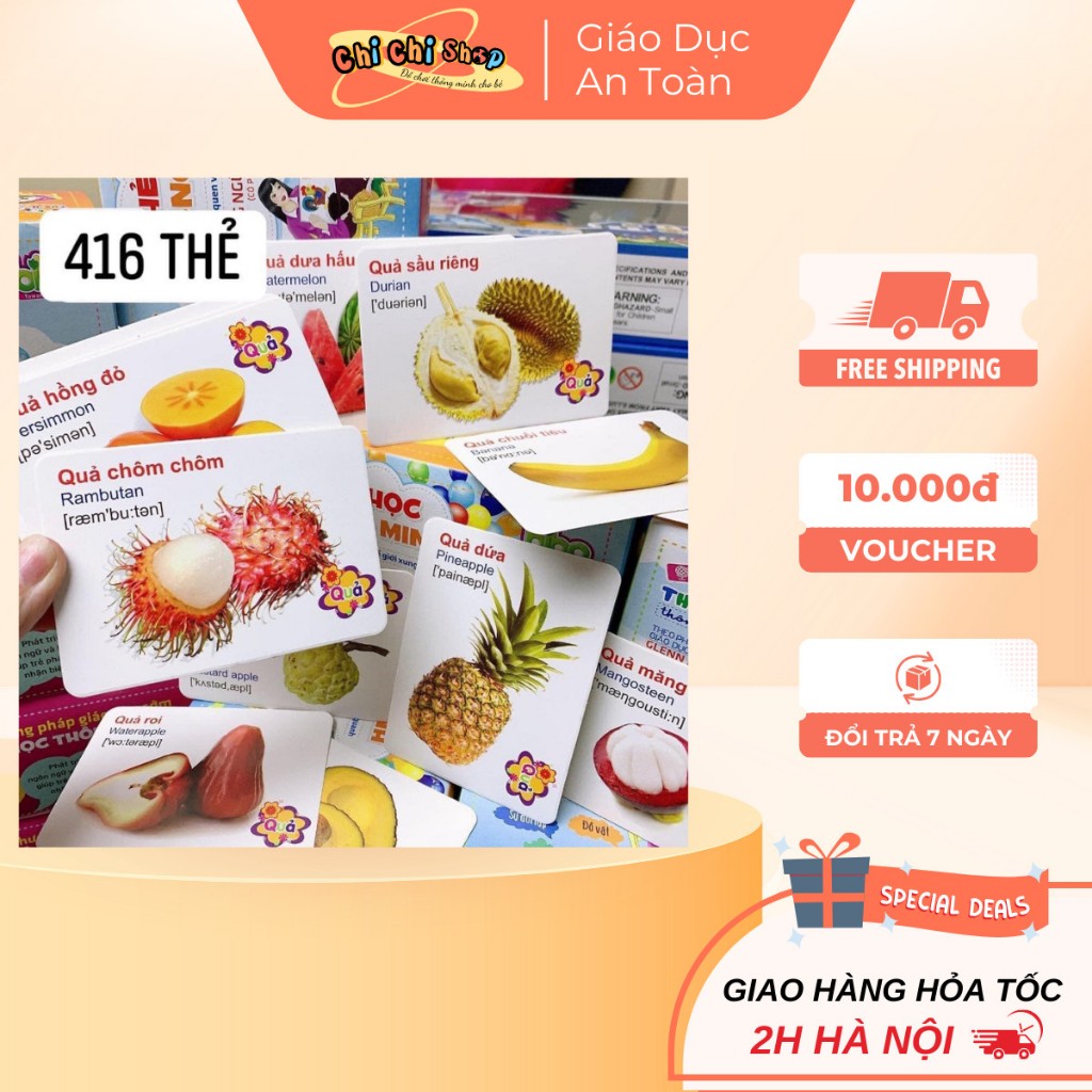 Smart Learning Card Set 16 Topics 416 Cards, Bilingual English and ...