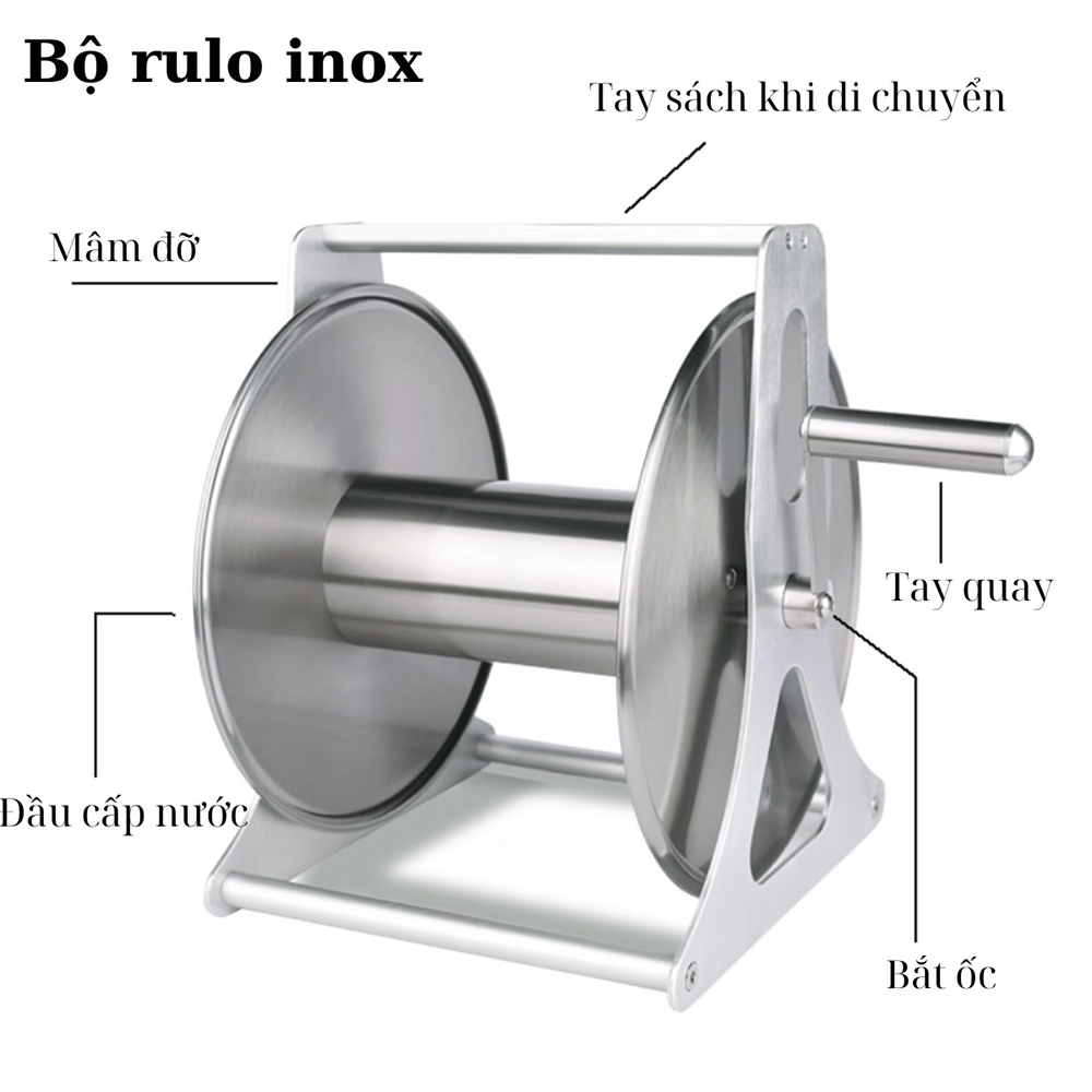 Stainless steel water pipe reel frame, convenient WALL-MOUNTED high ...