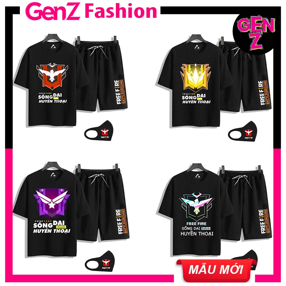 Free Fire Shirts, Free Fire Clothing models made of cool, 4-way stretch ...