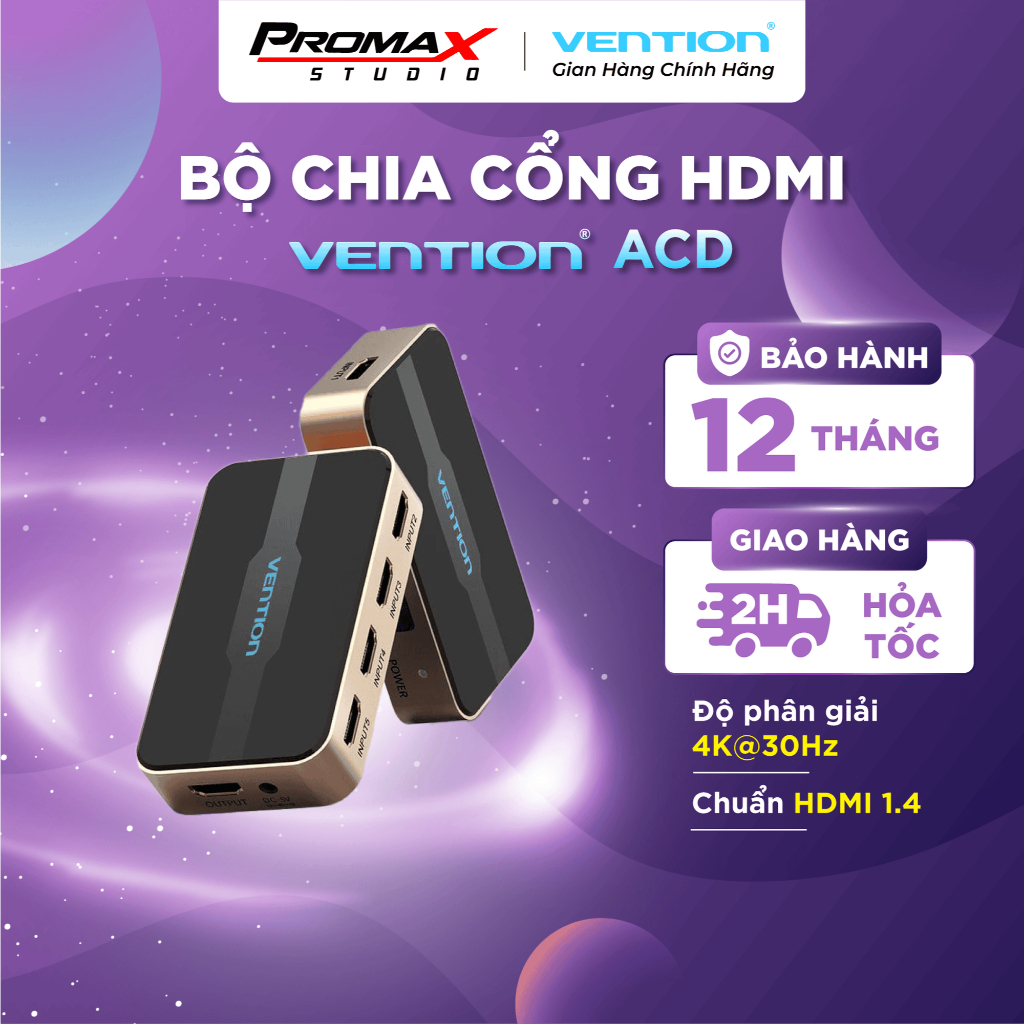 Vention ACD 5 In 1 Out HDMI Switcher | Shopee Malaysia