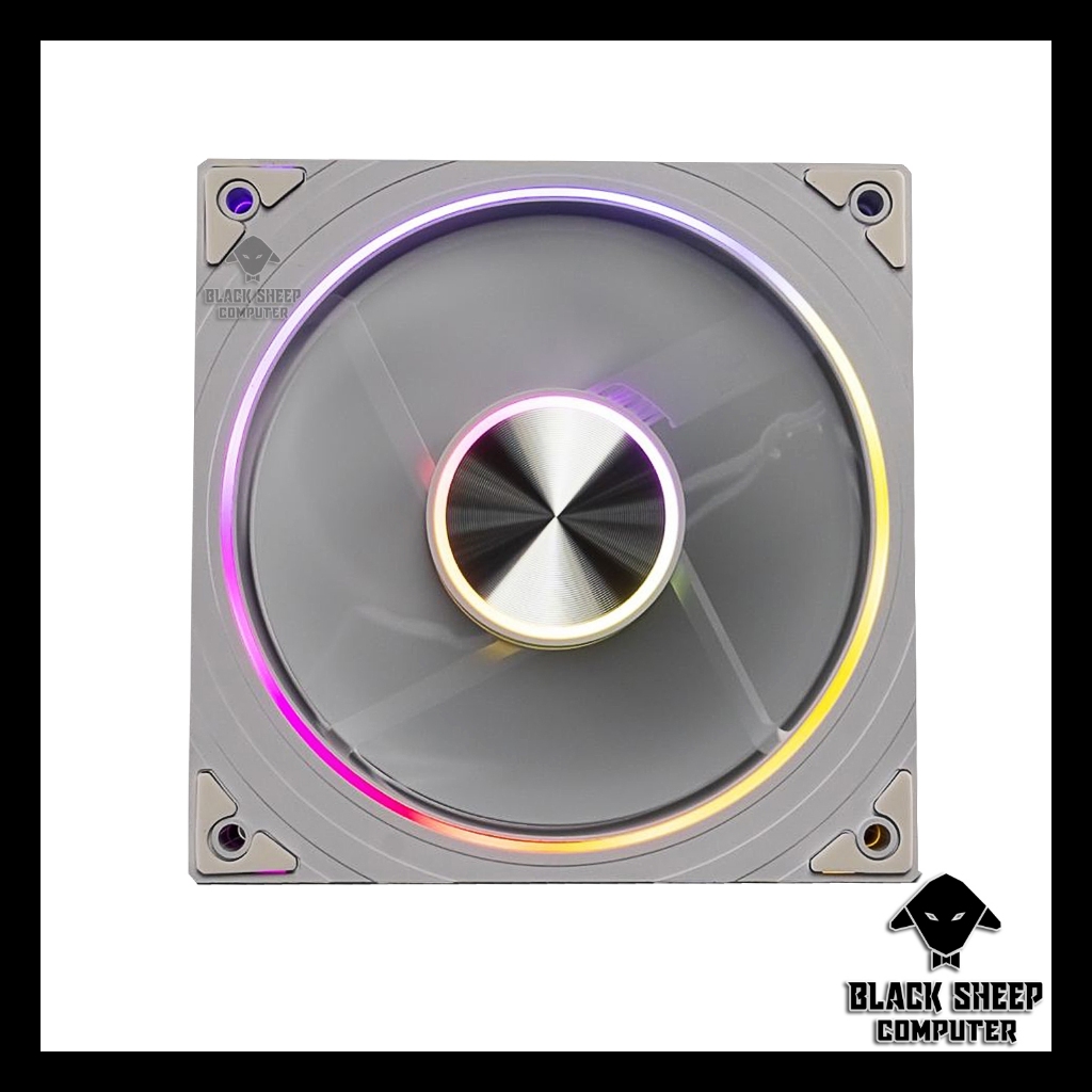 LEOPARD V3 TRANSWARP WHITE Fan - SYNC MAIN 3Pin 5v With 4 Screws (No power or 3Pin 5v Hub ...