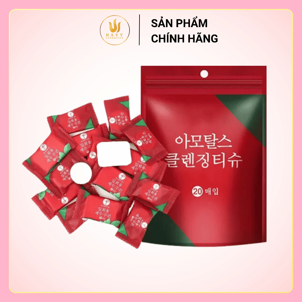 Bag of 20 Korean compressed tissues, disposable candy form | Shopee ...