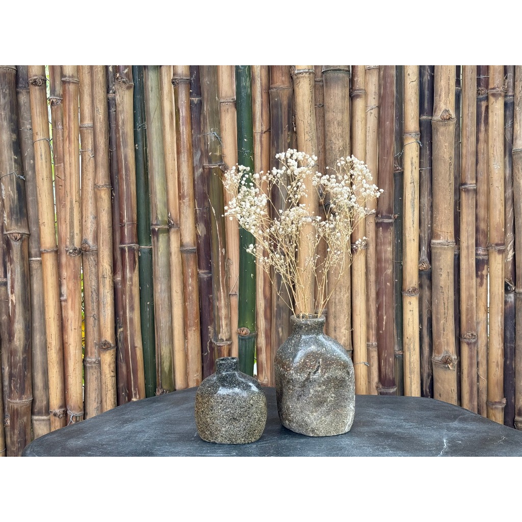 Nordic Style Pebble Vase - Unique Artistic Pebble Flower Arrangement ...