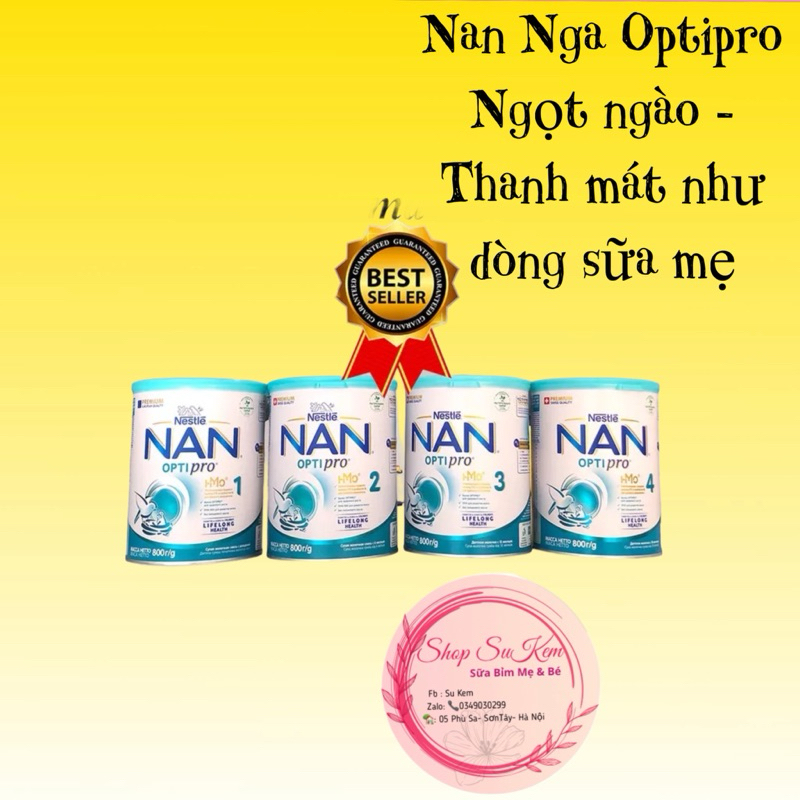 Nan Nga Milk Can Optipro Nestle No. 1, 2, 3, 4 - Formula Milk Powder ...