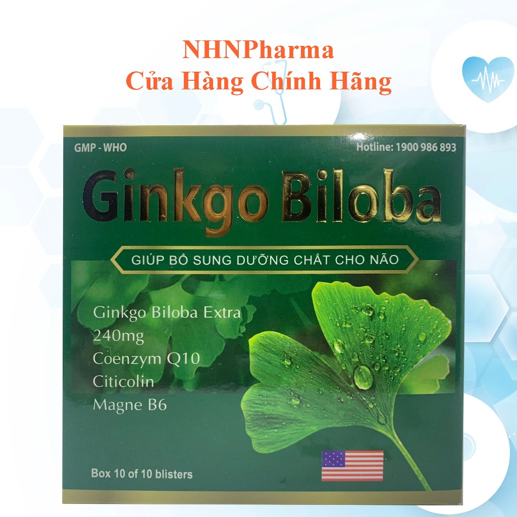 Ginkgo BILOBA 240mg brain nourishing active blood helps enhance brain ...