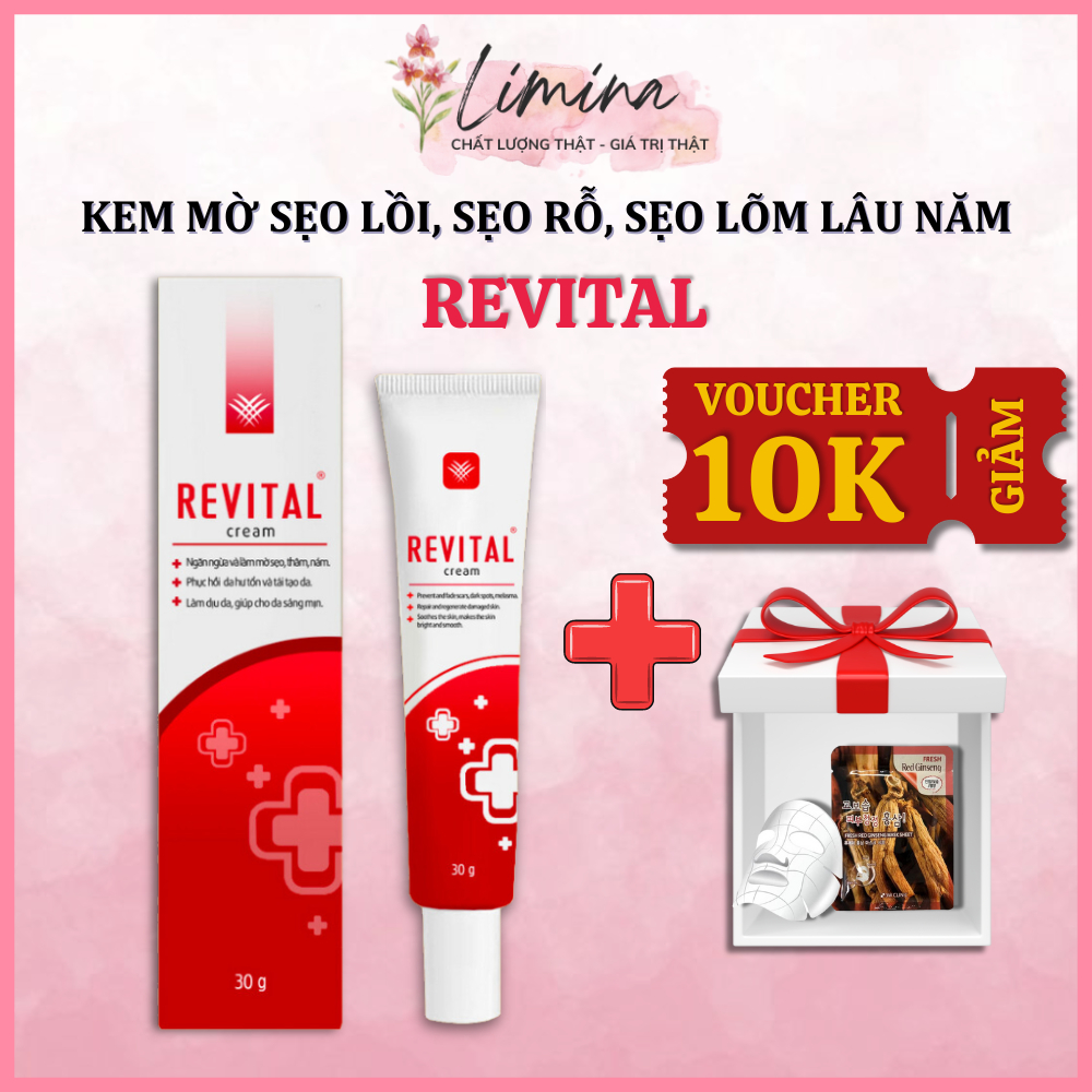 Revital Scarring Cream - REVITAL Cream 30g Blurring Of Keloids, Pitting ...