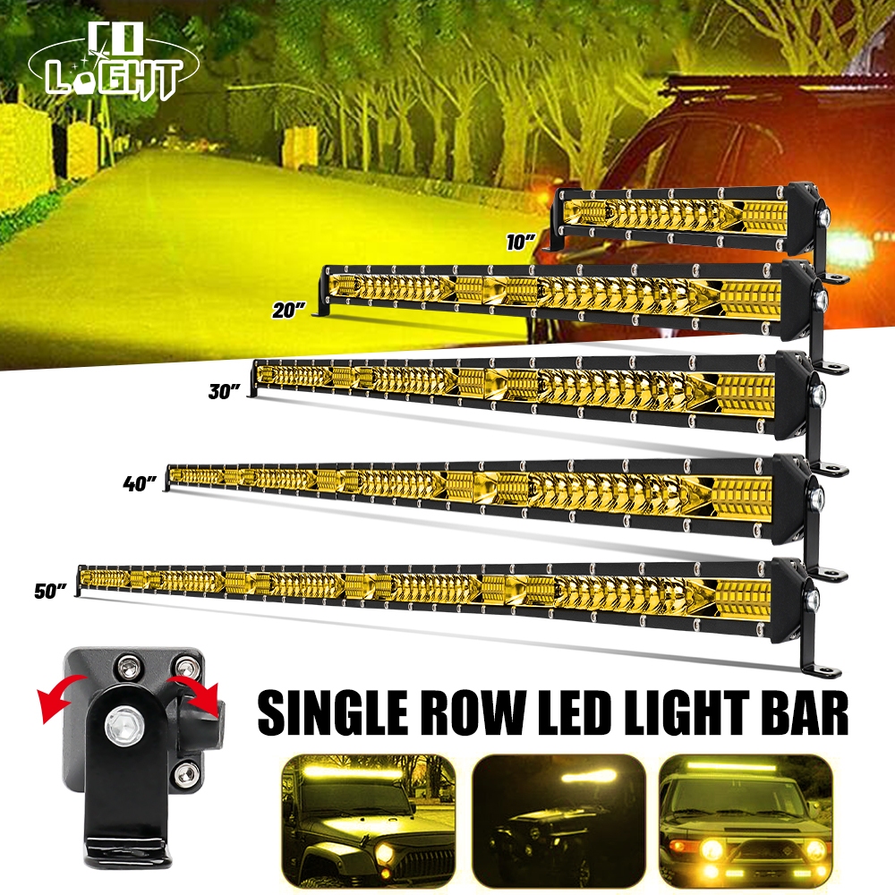 Led Row Fog Light 7 / 14 / 20 / 30 / 40 inch Combo Flooding Sportlights ...