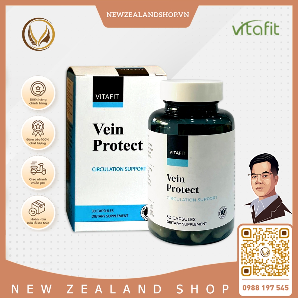 Vitafit Vein Protect 30 Tablets Reduce Varicose Veins And Hemorrhoids ...